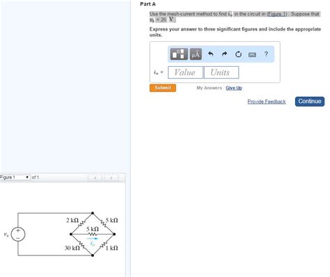 solved use the mesh current method to find io in the circuit