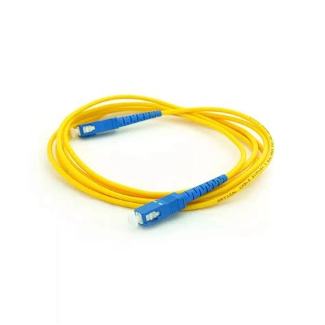 Patchcord De Fibra Monomodo Con Conectores Sc Upc Sc Upc De 2 Metros En Marca Glctec Fo 1090