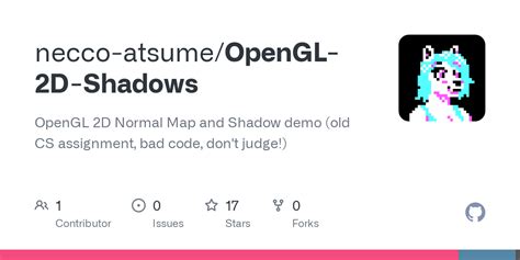 GitHub Necco Atsume OpenGL D Shadows OpenGL D Normal Map And Shadow Demo Old CS Assignment