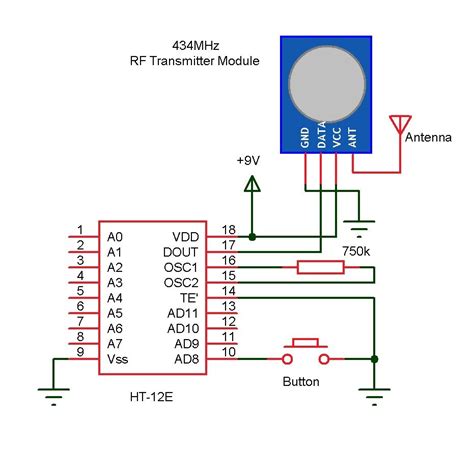 Arduino Based Wireless Doorbell Wireless Doorbell Electronic Circuit
