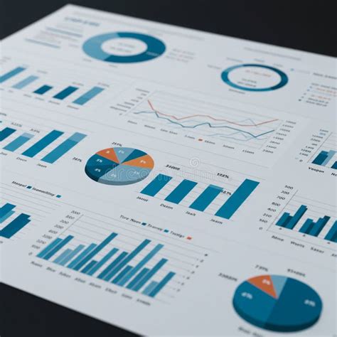 A Collection Of Data Visualizations Featuring Bar Charts Pie Charts
