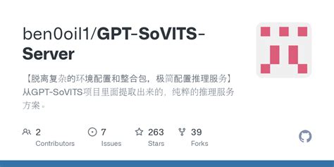 Gpt Sovits Serveron Termux Ubuntumd At Main · Ben0oil1gpt Sovits