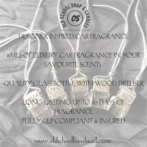 Black Car Air Freshener Diffuser Aftershave Perfume Inspired Old