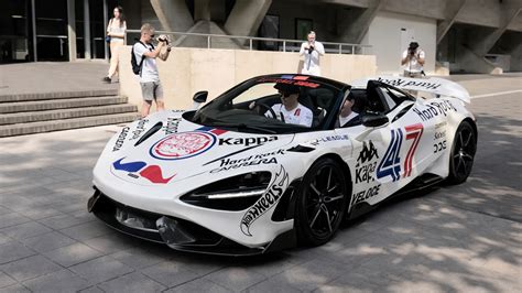 Mclaren 720s Spider Drives Out During Gumball Event