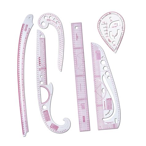 Metric Rulers Set Styling Sewing French Curve Ruler Set Diy Clothing Garment Drafting Ruler