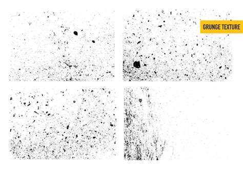 그런 지 질감 세트 프리미엄 벡터