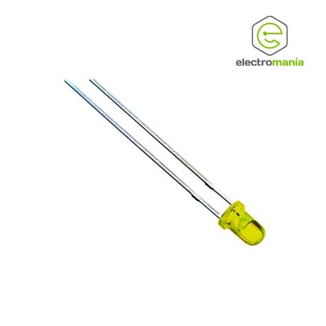 Led Amarillo 3mm Electromanía Perú