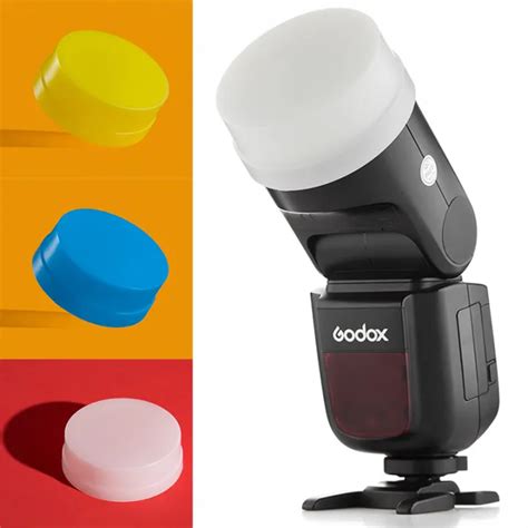 Godox Camera Flash Diffuser Bounce Dome Light Set For Godox V1 Flash Series V1c V1n V1s V1f V1o