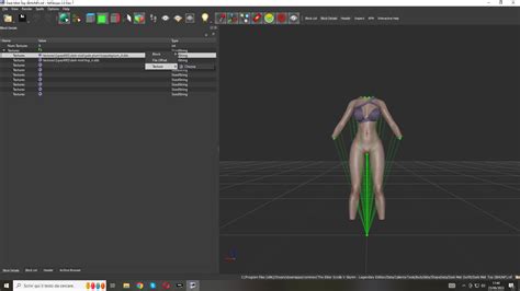 Outfit In Bodyslide In Game Is Missing Parts From The Nif Skyrim