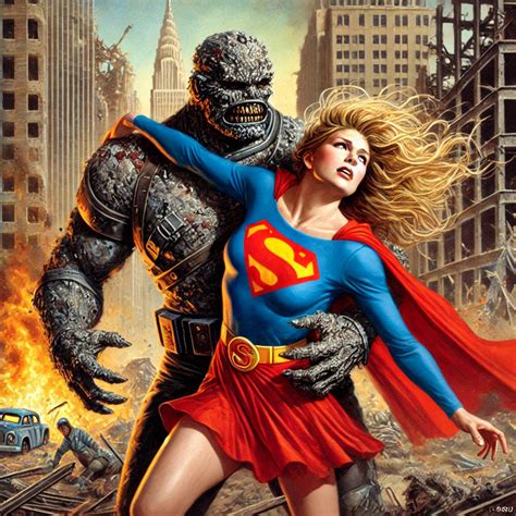 Supergirl Struggling To Escape His Grip By Wbatson99 On Deviantart