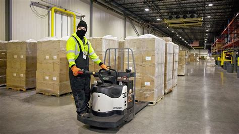 Crown Pe 4500 Boosts Operator Productivity Youtube