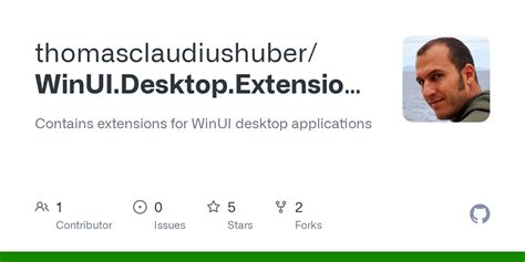 Github Thomasclaudiushuber Winui Desktop Extensions Contains Extensions For Winui Desktop