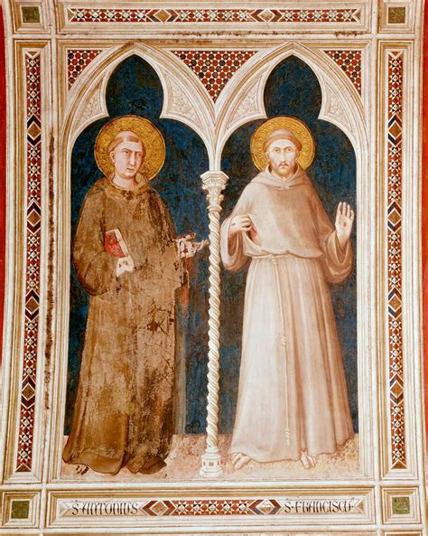 Saint Anthony Of Padua And St Francis Of Assisi