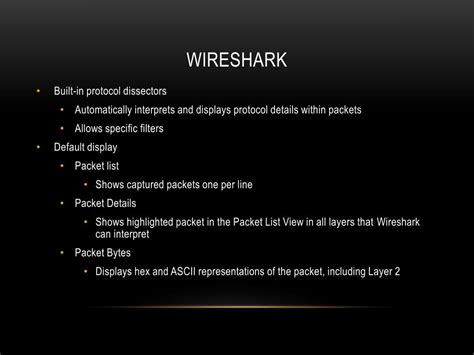 PPT Packet Analysis PowerPoint Presentation Free Download ID