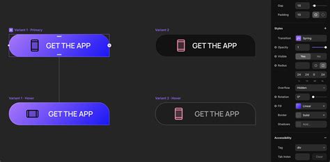 components and states build a 3d site without code with framer