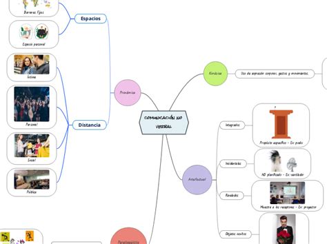 Comunicación No Verbal Mind Map