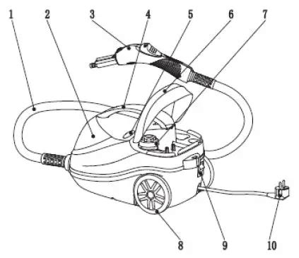 timberk T-STCF70 Steam Cleaner Instruction Manual