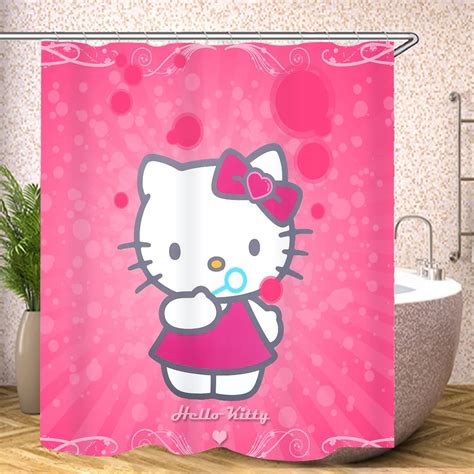 Hello Kitty Shower Curtain Halloween Hello Kitty Shower Curtain For