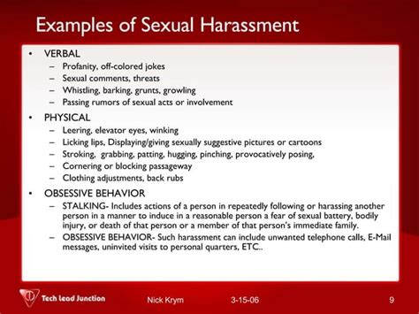 Sexual Harassment Avoidance PPT