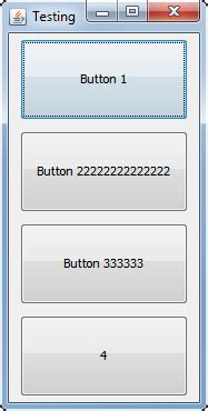 Java Undesired Outcome Using GridBagLayout Stack Overflow