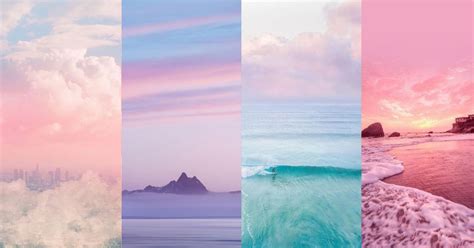 Rainbow Wallpaper Pastel Background Night Sky Nature Picture