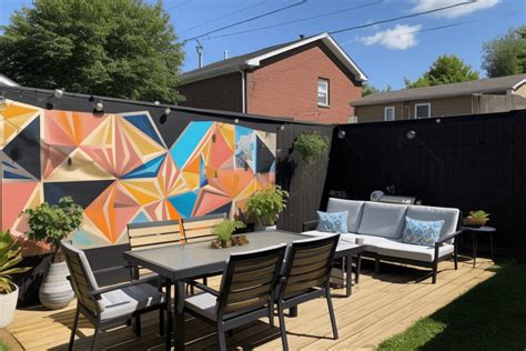 Unique Backyard Mural Ideas For Outdoor Garden And Fence Basic Home Diy