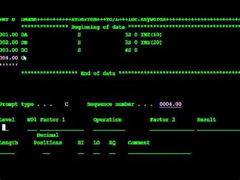 SIMPLE RPGLE PROGRAM YouTube