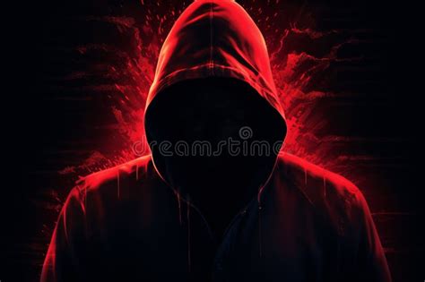 The Dark Web Hooded Hacker Banner Stock Photo Image Of Fractured Network 297872480