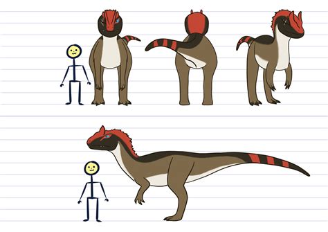 Character Conceptual Work 5 Male Allosaurus By Justoneluke On Deviantart