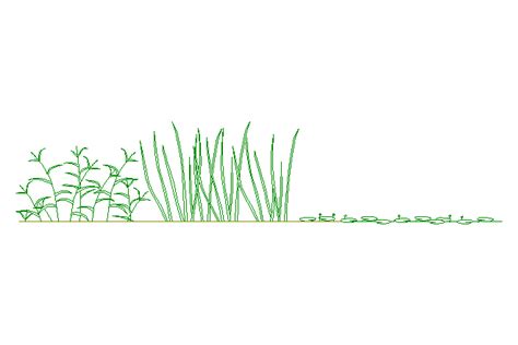 Grass Elevation Dwg Model Free Download Autocad File