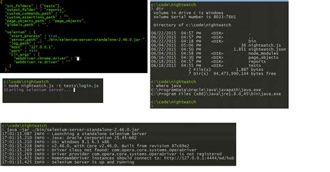 Java Nightwatchjs Cannot Start Selenium Server On Windows 81