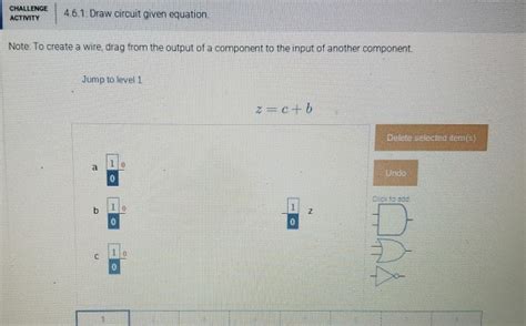 Solved ACTIVITY 46 1 Draw Circuit Given Equation Note To Chegg Com