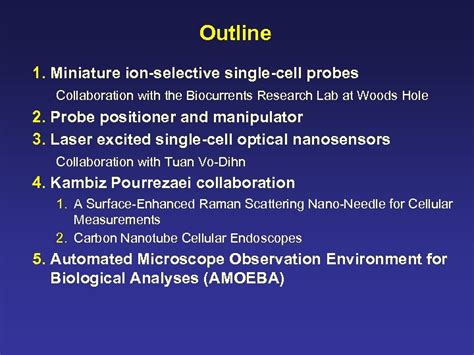State Of The Art Probes Alan Bigelow Alternative Sensing Methods