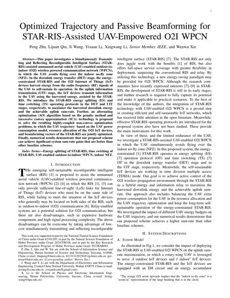 Pdf Optimized Trajectory And Passive Beamforming For Star Ris Assisted Uav Empowered O2i Wpcn