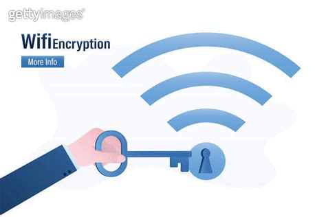 Network Administrator Hand Holds Big Key Wifi Encryption Wireless