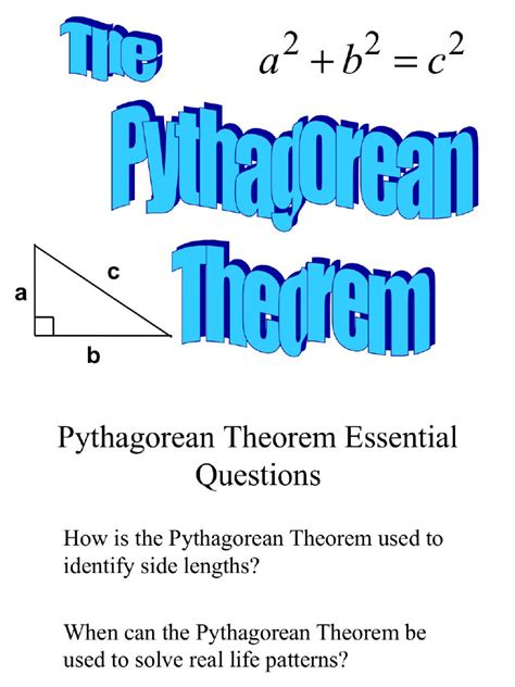 pythagoras theorem pdf