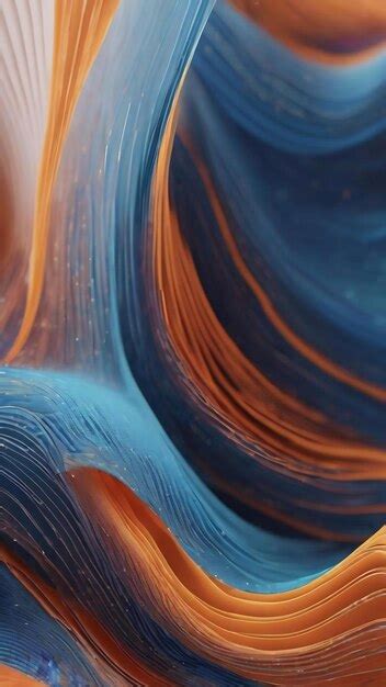 Premium Photo Data Technology Illustration A Wave With Connecting Dots And Lines Futuristic