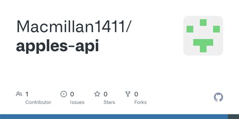 Github Macmillan1411apples Api