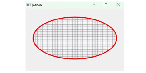 How To Draw An Ellipse On Python
