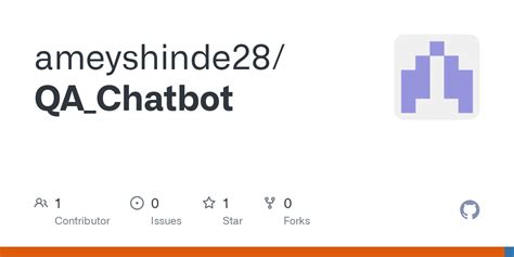 GitHub Ameyshinde QA Chatbot
