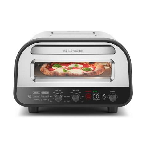 Chefman Home Slice Indoor Electric Pizza Oven W 800 Degree Max Temp