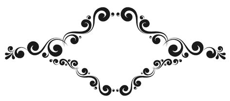 장식 벡터 프레임 모노그램 테두리입니다 템플릿 간판 로고 및 라벨 프리미엄 벡터