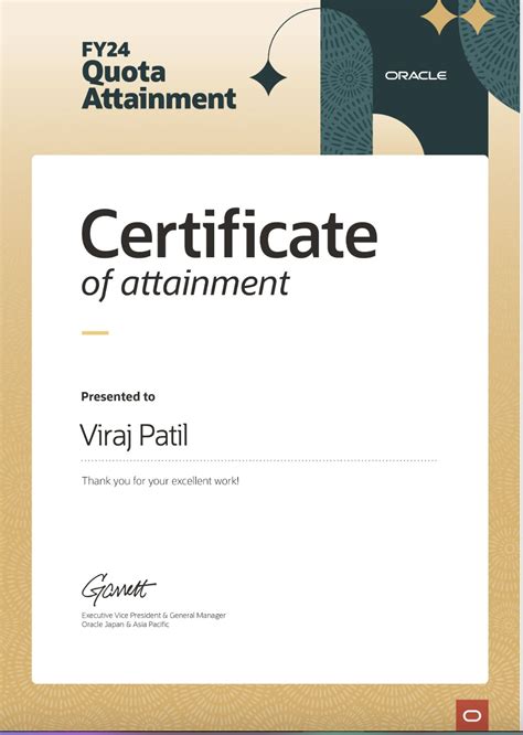 Viraj V Patil On Linkedin Oracle Gratitude Excellence Fy24 46 Comments