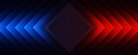 Premium Vector 3d Red Blue Techno Abstract Background Overlap Layer