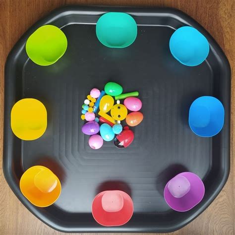 Tuff Tray Colour Sort Color Sorting Activities Color Sorting Sorting Activities