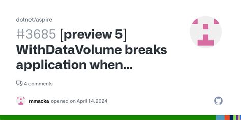Preview 5 Withdatavolume Breaks Application When Published To Azure · Issue 3685 · Dotnet