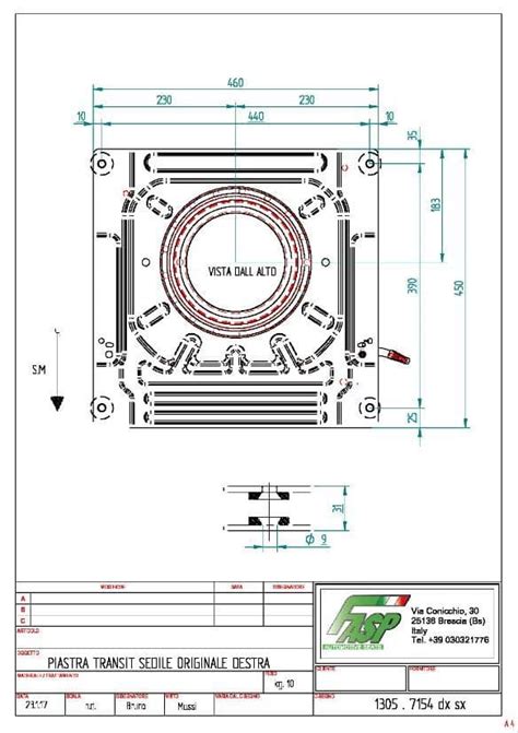 Fasp Ford Transit 2014 Driver Seat Swivel Base Plate Turntable Grasshopper Leisure