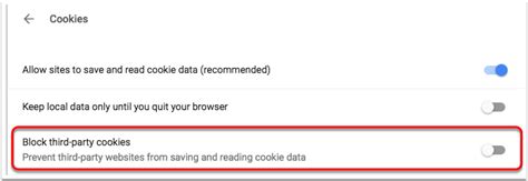 Chrome Enabledisable 3rd Party Cookies Oklahoma Christian University