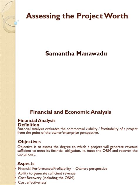 Project Concept And Formulation Download Free Pdf Net Present Value Internal Rate Of Return