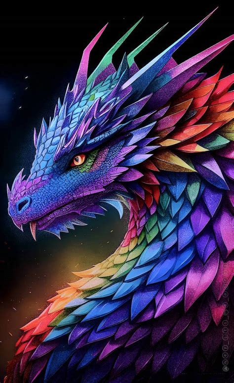 Rainbow Dragon By Heyitsmeapril On Deviantart